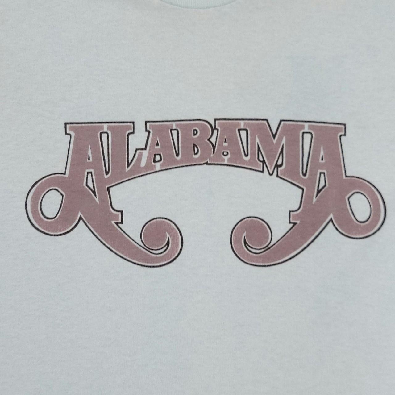 Vintage 80s Alabama Band Stage Hand Single Stitch... - Depop
