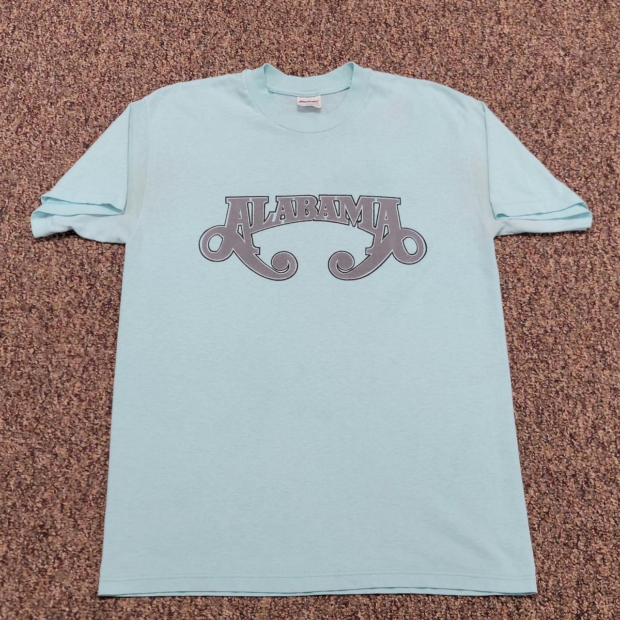 Vintage 80s Alabama Band Stage Hand Single Stitch... - Depop