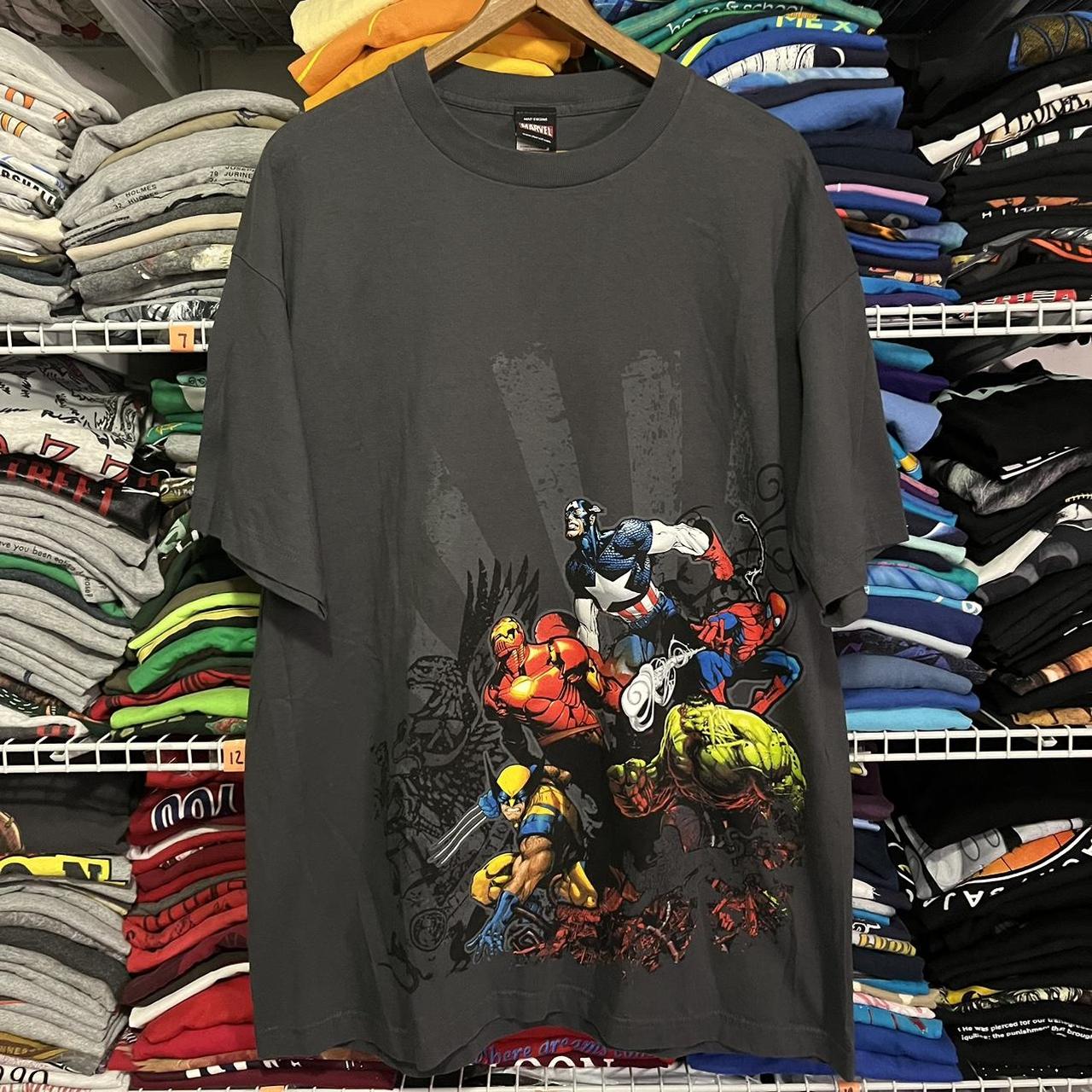 Y2K marvel mad engine superhero comic shirt. Great... - Depop