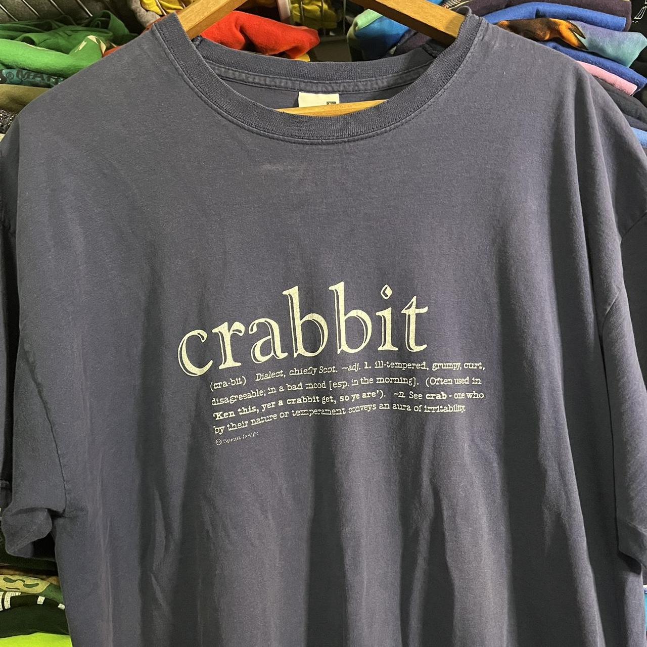 Y2K crabbit word of the day shirt. Good condition.... - Depop