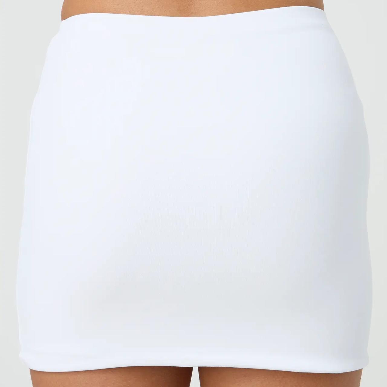 Glassons White Supersoft Mini Skirt size S brand... - Depop