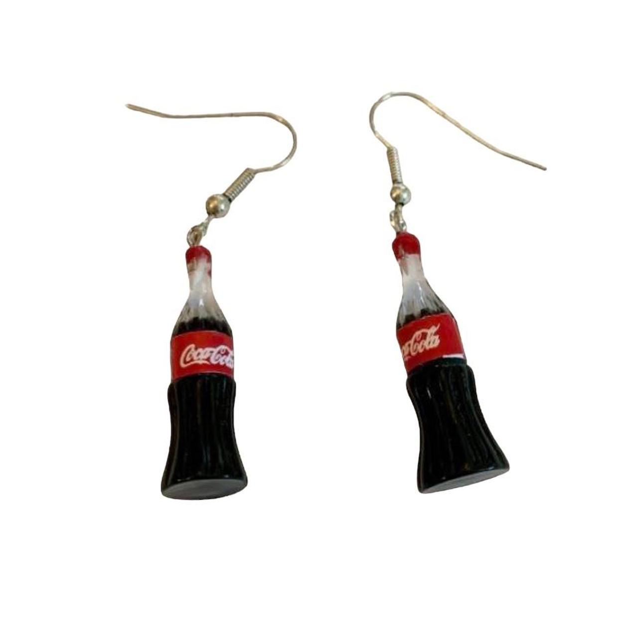 Coca Cola / Coke bottle earrings, in new... - Depop