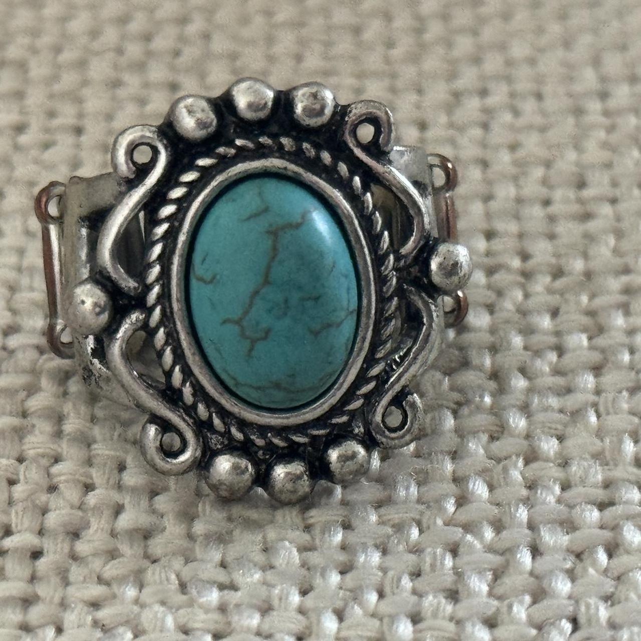 3 Strechy rings. Preloved and some weqr on the back.... - Depop