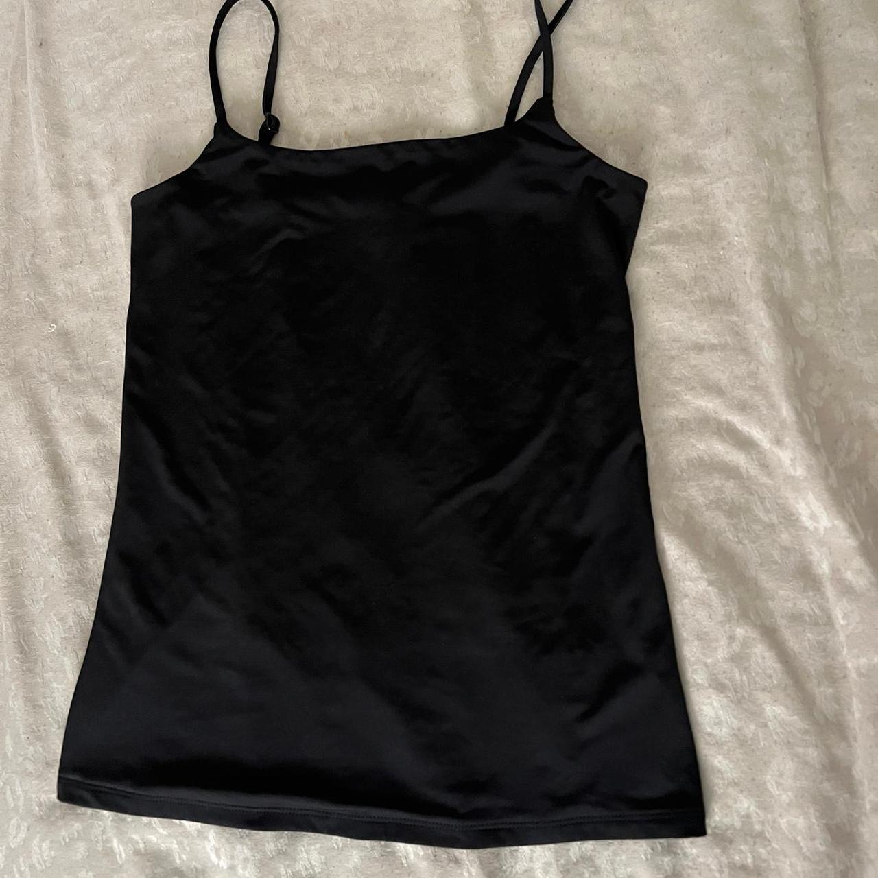 Black Express body contour tank top #bodycon | Depop