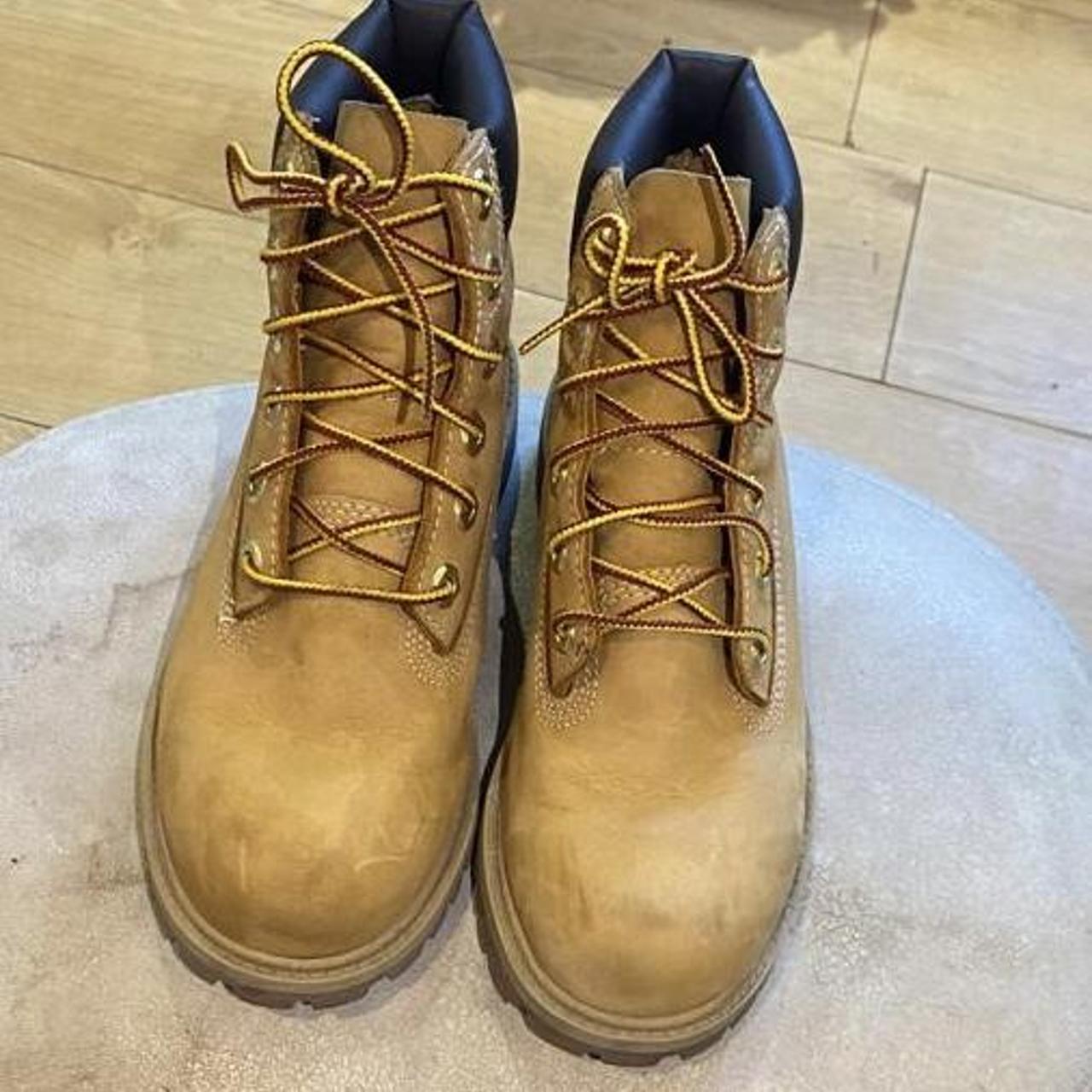 Timberlands size 3 Used but still lots of life left - Depop