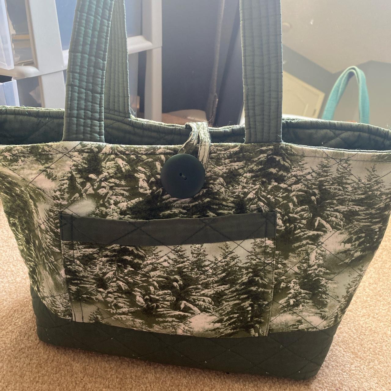 vintage forest tree bag - tons of pocks, one on the... - Depop