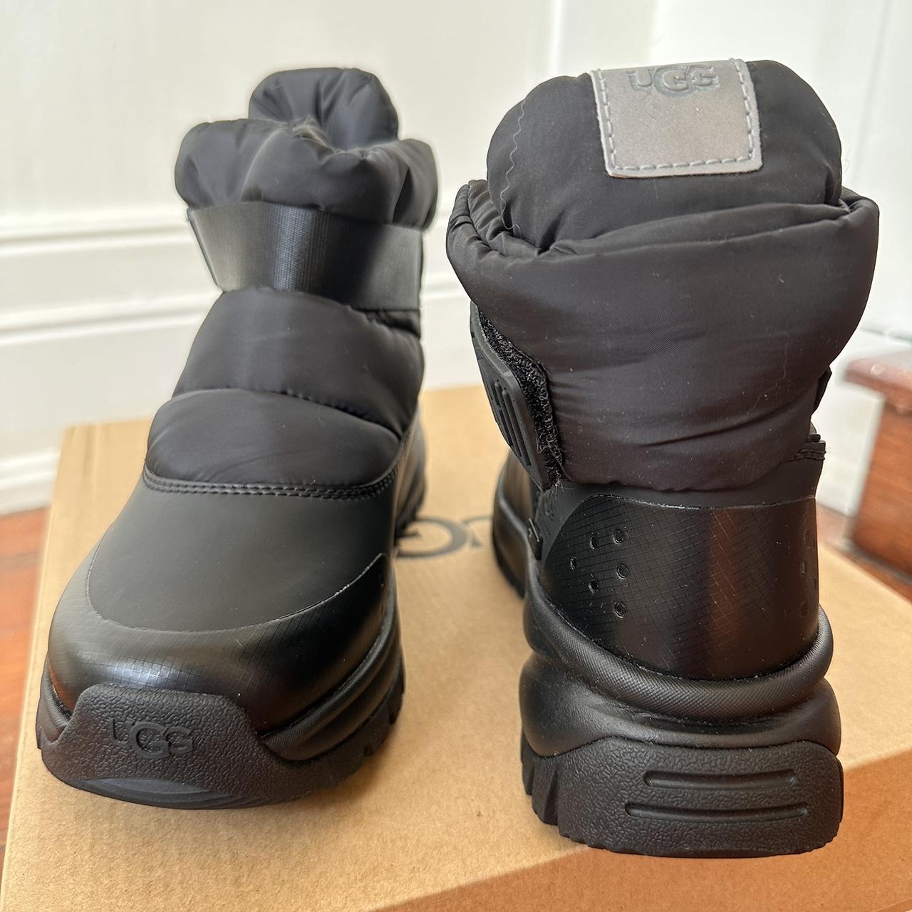 Ugg Yose Puff Black Waterproof Puffer Velcro Winter... - Depop