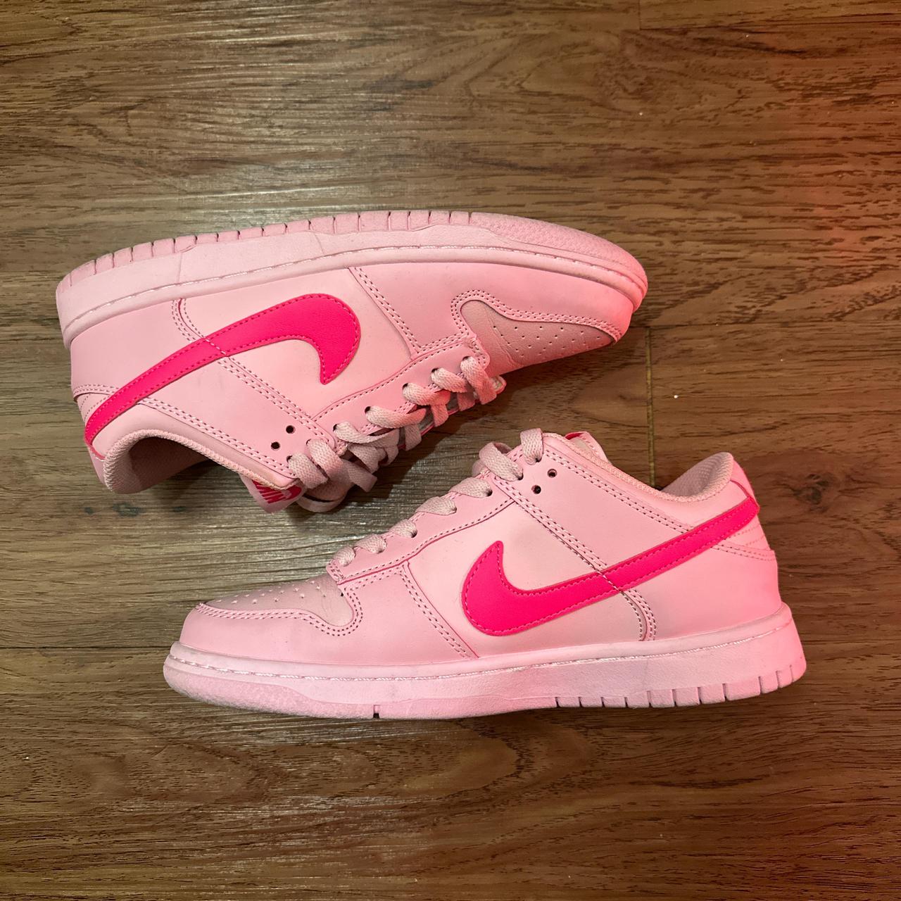 Triple pink Nike Dunks no box Women’s 7 - Depop