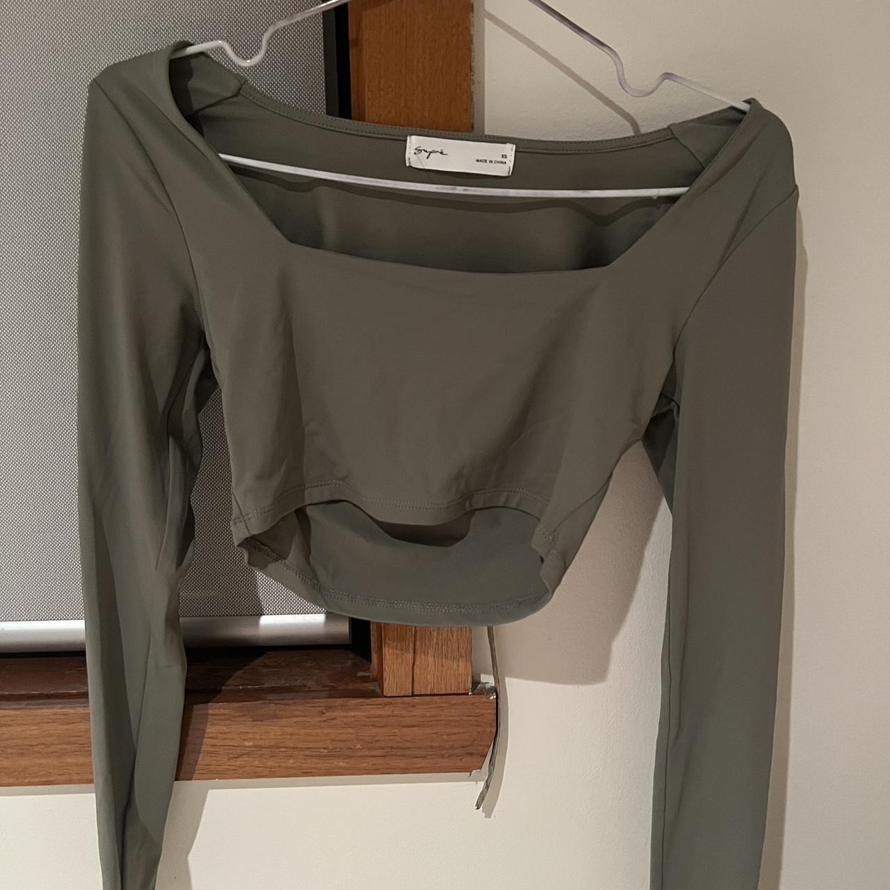 Supre cropped fitted long sleeve - Depop