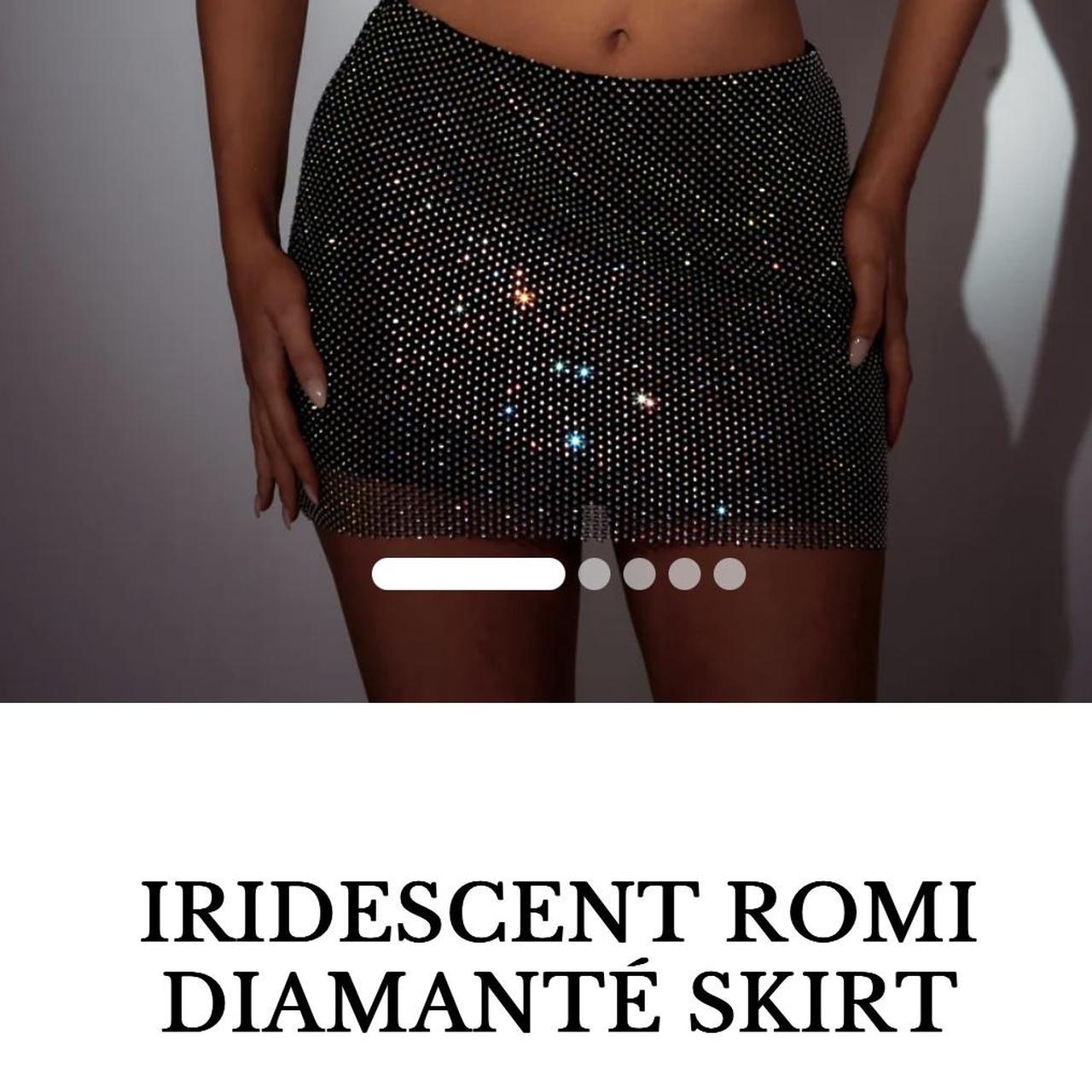 SLA THE LABEL diamanté skirt Size S Bought 2 and... - Depop