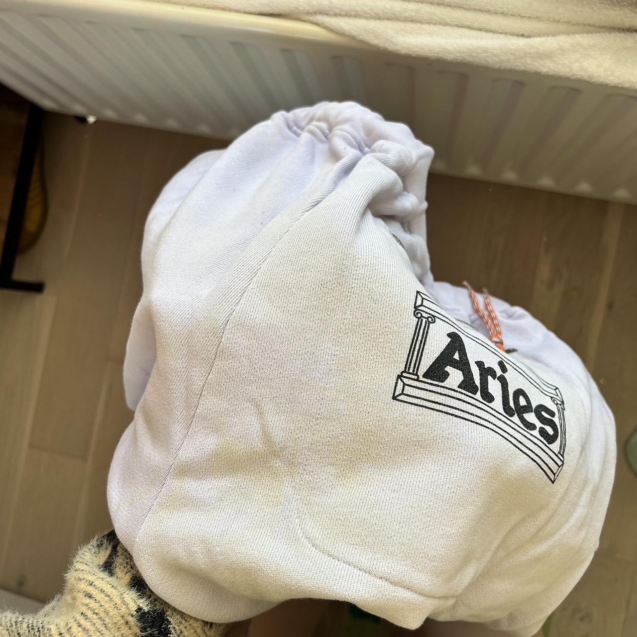 Lilac Aries joggers Random light street stains as... - Depop