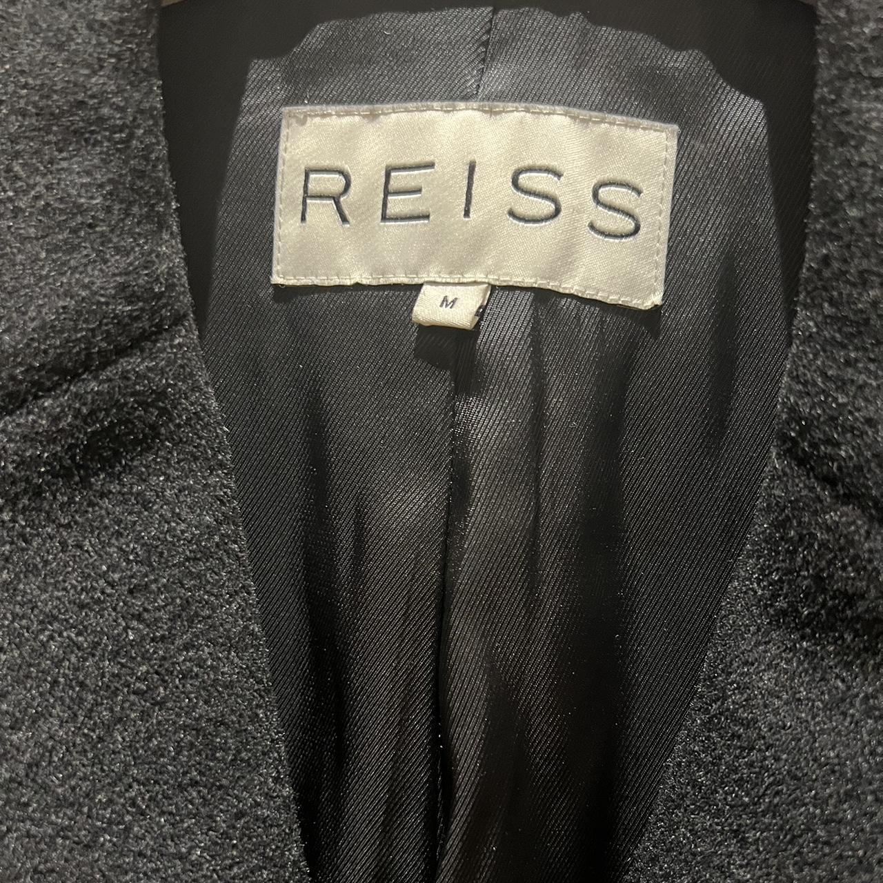 Black Reiss men’s overcoat. Still in very good... - Depop