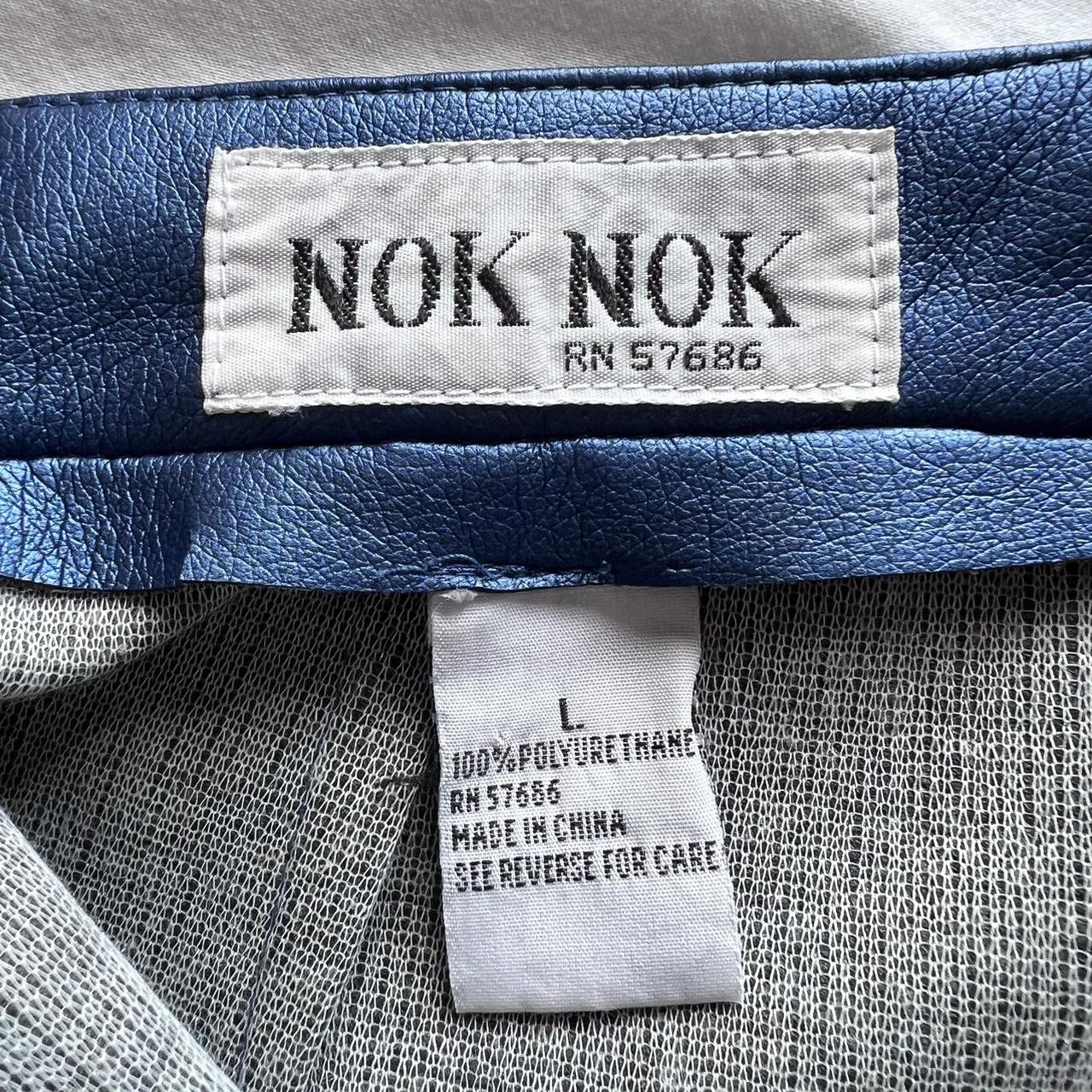 Vintage Electric Blue Metallic Mini Skirt 1980’s... - Depop