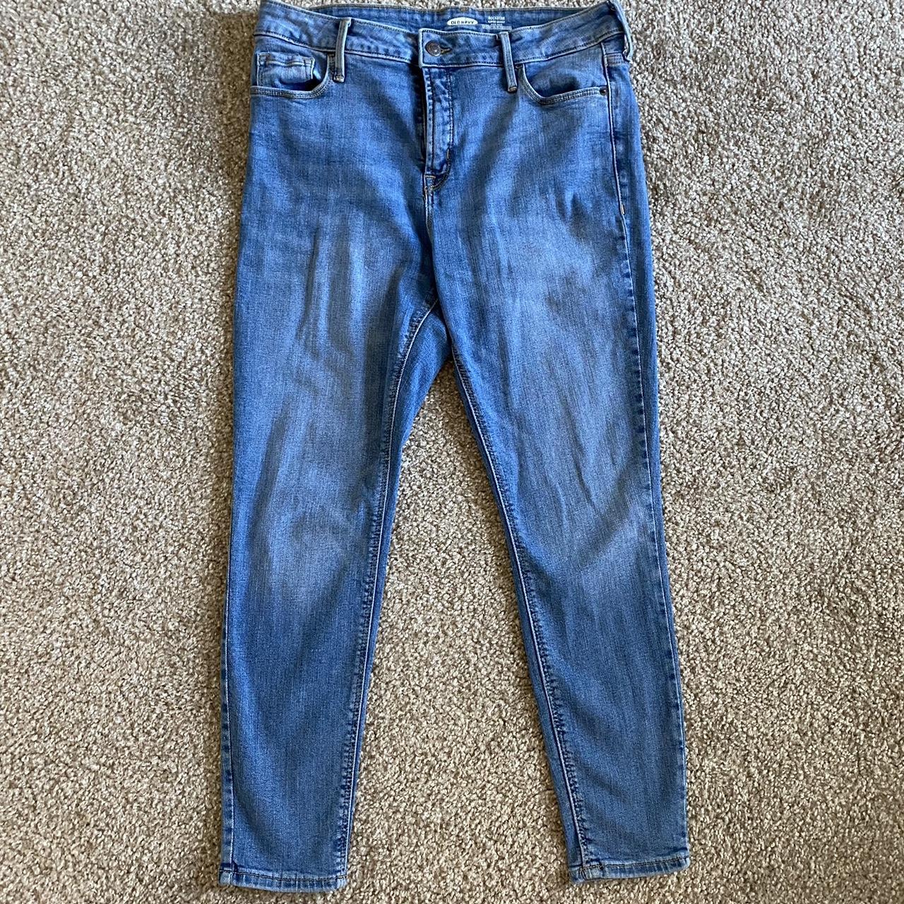 Old Navy Blue Skinny Jeans I haven’t worn these in... - Depop