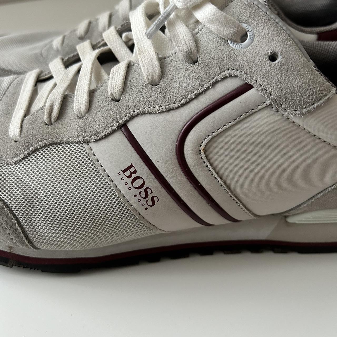 Boss trainers, used but still in good condition, size 9 - Depop