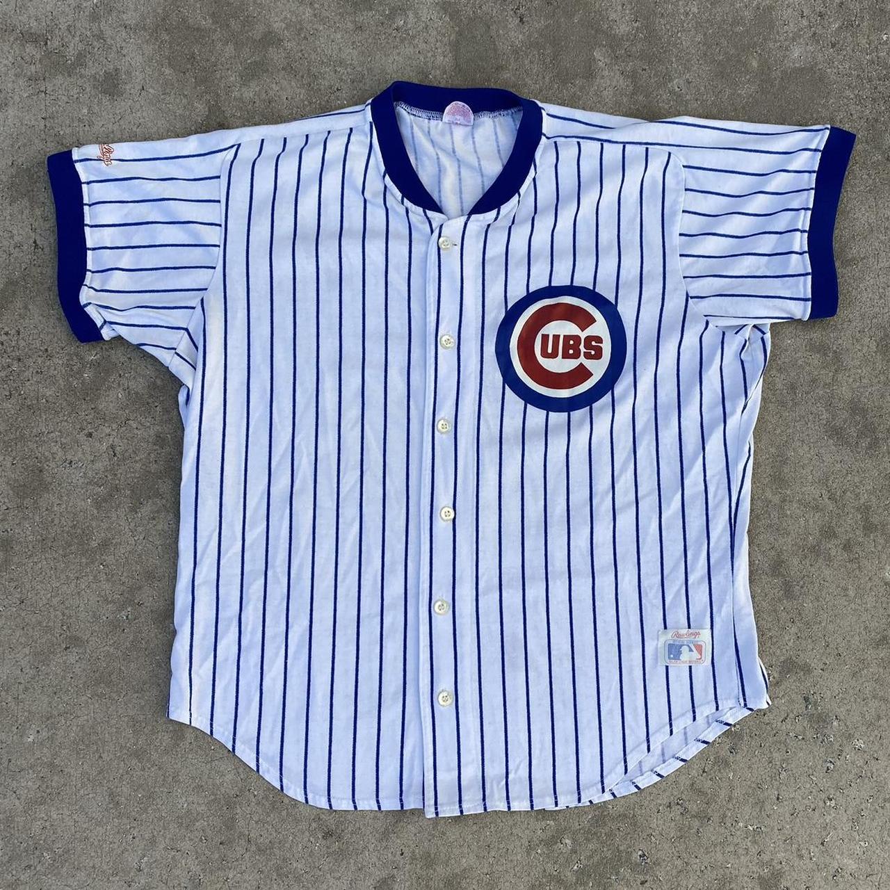 VINTAGE 1988 RAWLINGS CUBS JERSEY •Size XL... - Depop