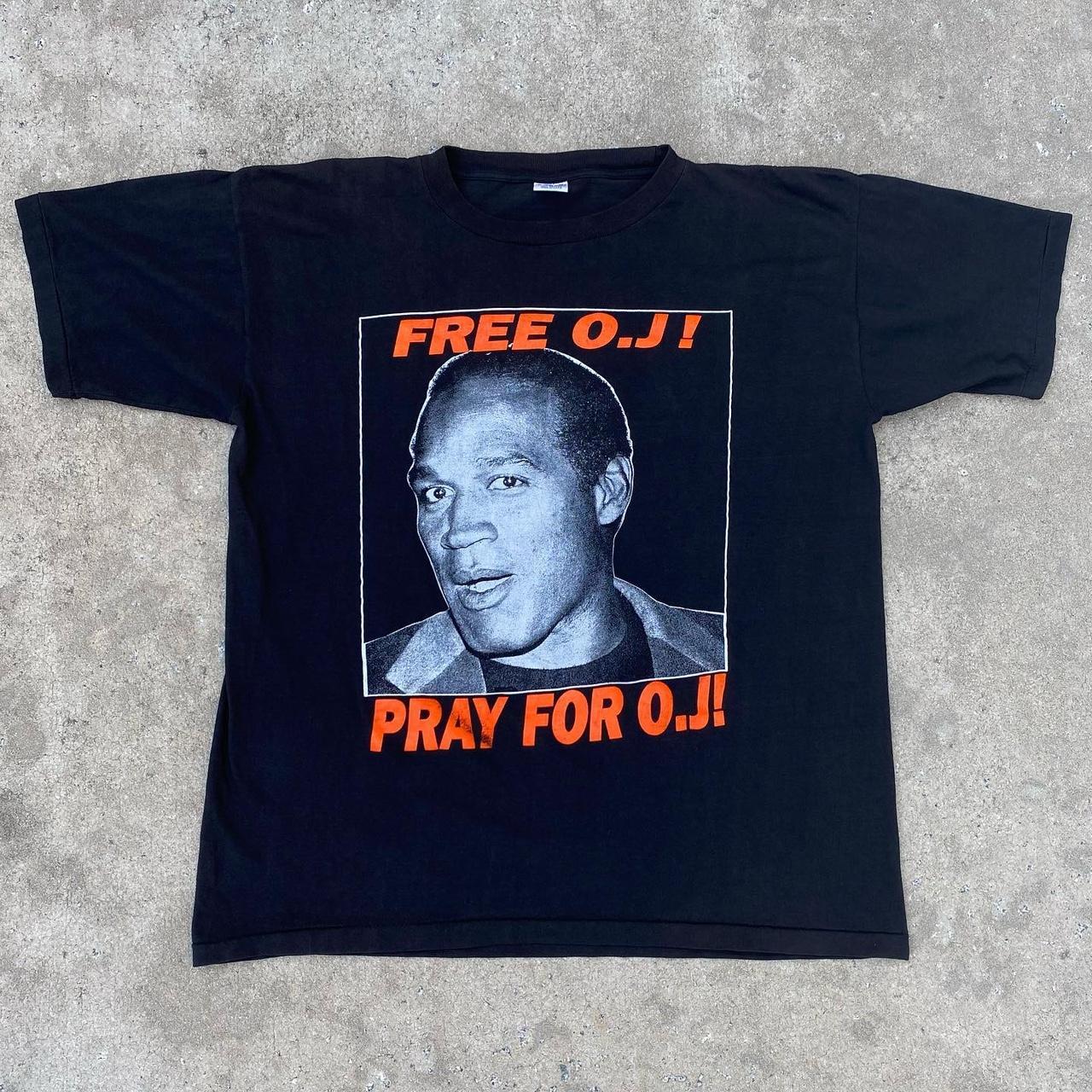 VINTAGE 1990s OJ SIMPSON T SHIRT •Size XL •Single... - Depop