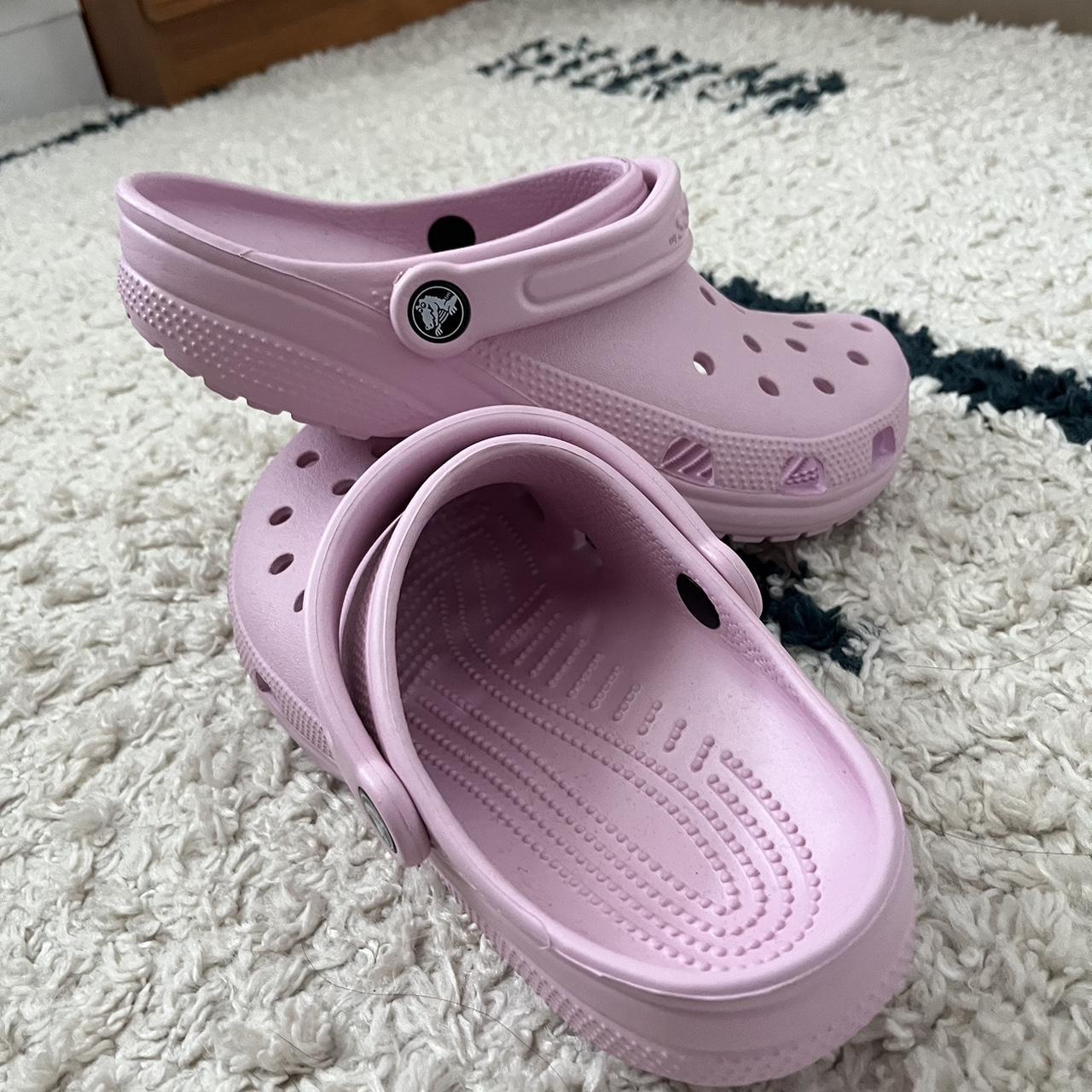 Dusty pink crocs Men’s 6 women’s 8 #crocs - Depop