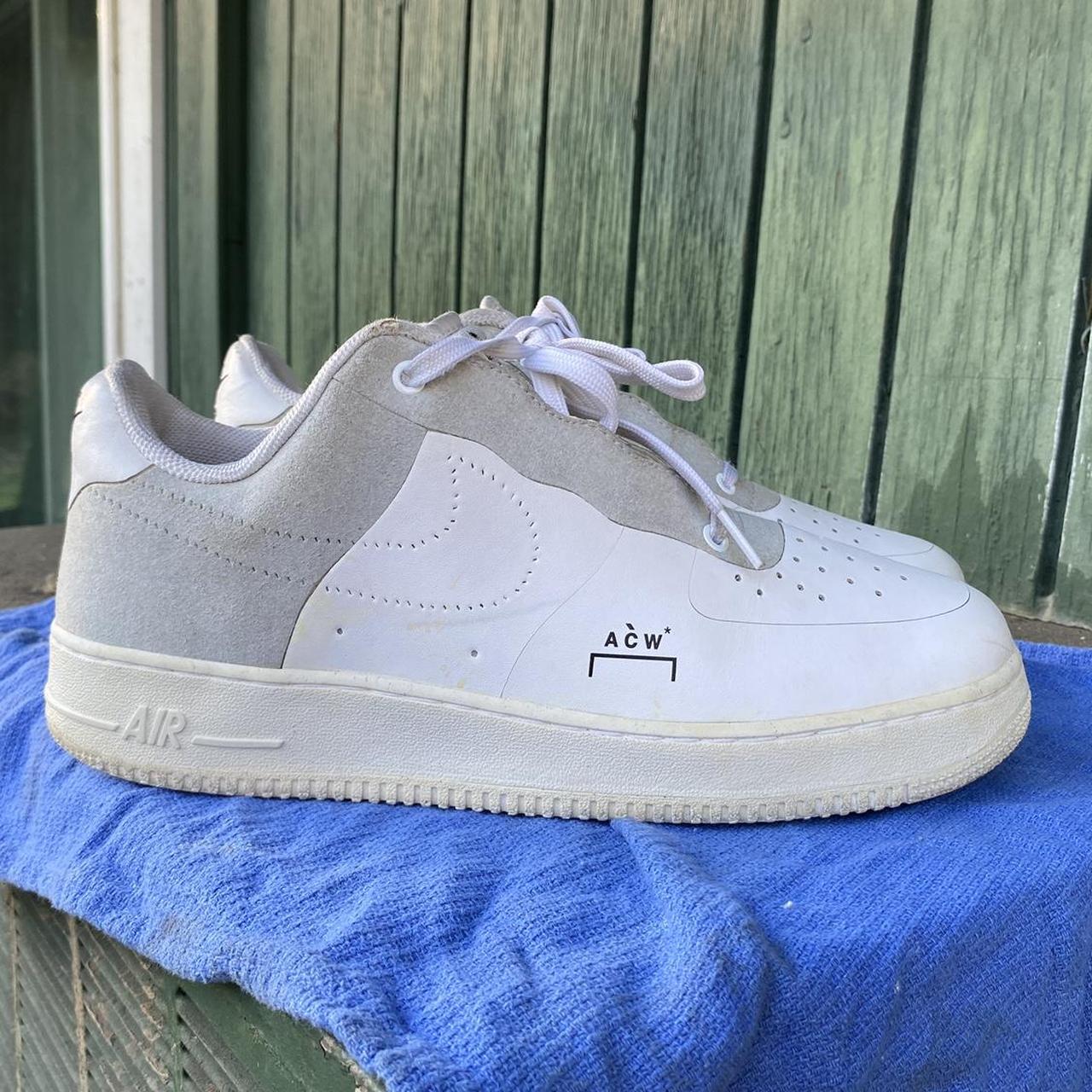 A-COLD-WALL Men's White and Grey Trainers | Depop