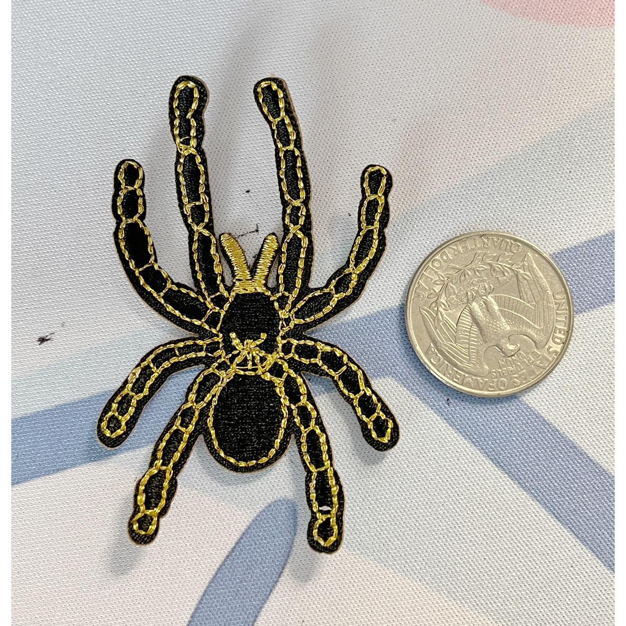 Iron on patch Spider -K Brand new Measurement: W*H:... - Depop