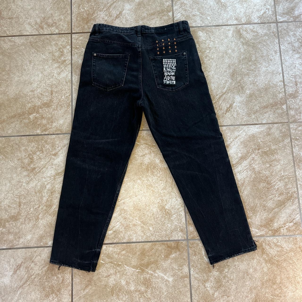 Ksubi Black Denim Fits Baggy 32” Very Lightly Worn... - Depop