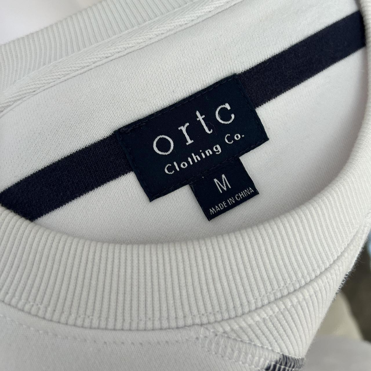 ORTC - Unisex Stripped Crew White South Australian... - Depop