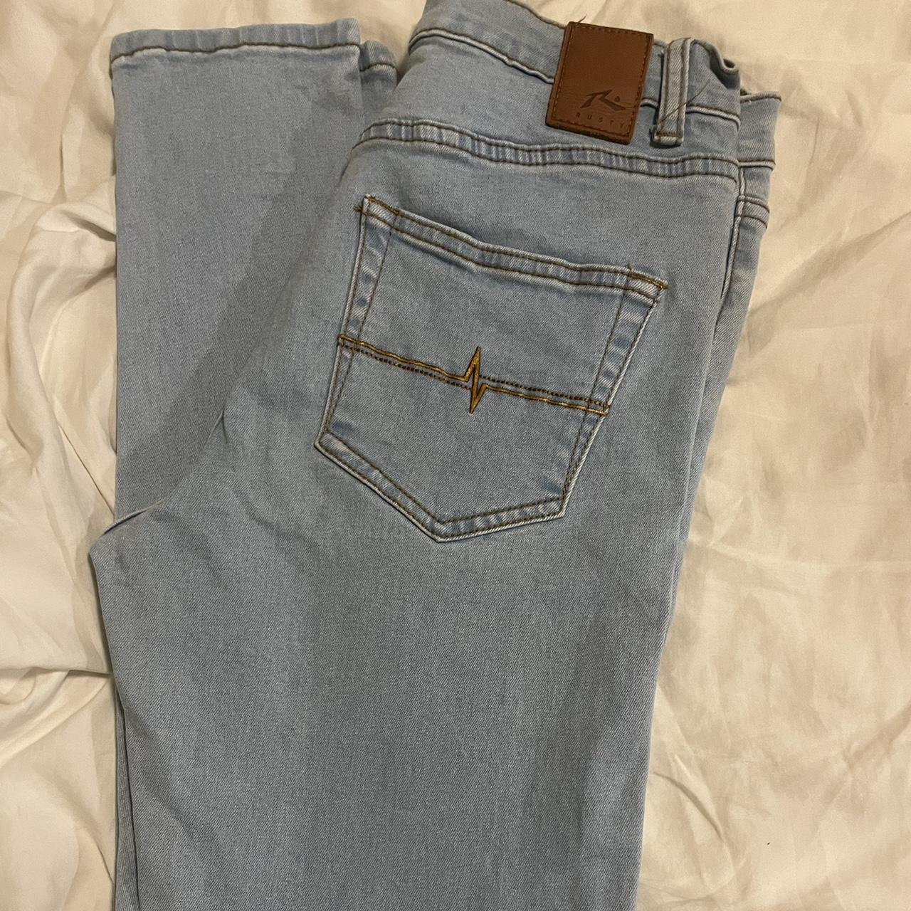 Rusty jeans worn twice. High rise, skinny fit RRP... | Depop