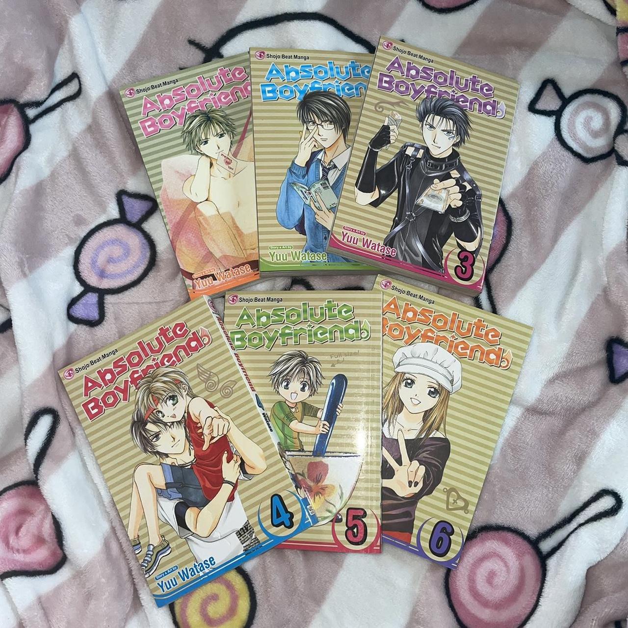1-6 Absolute Boyfriend shoujo manga set. Mostly good... - Depop
