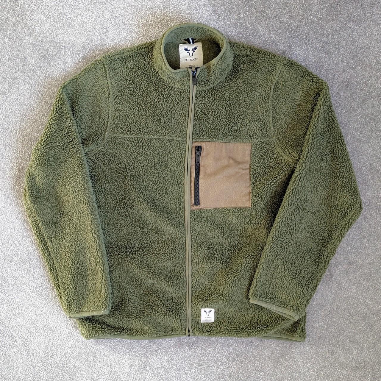 Fat Moose fleece Really nice cosy green Sherpa... - Depop