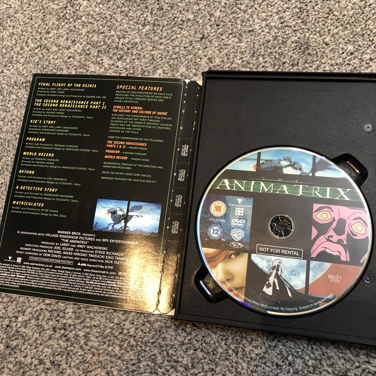 The Animatrix - DVD Used but in great... - Depop