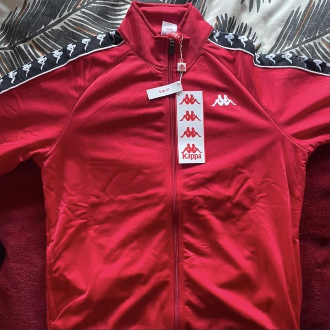 Kappa red and black tracksuit mens. Open to offers.... - Depop