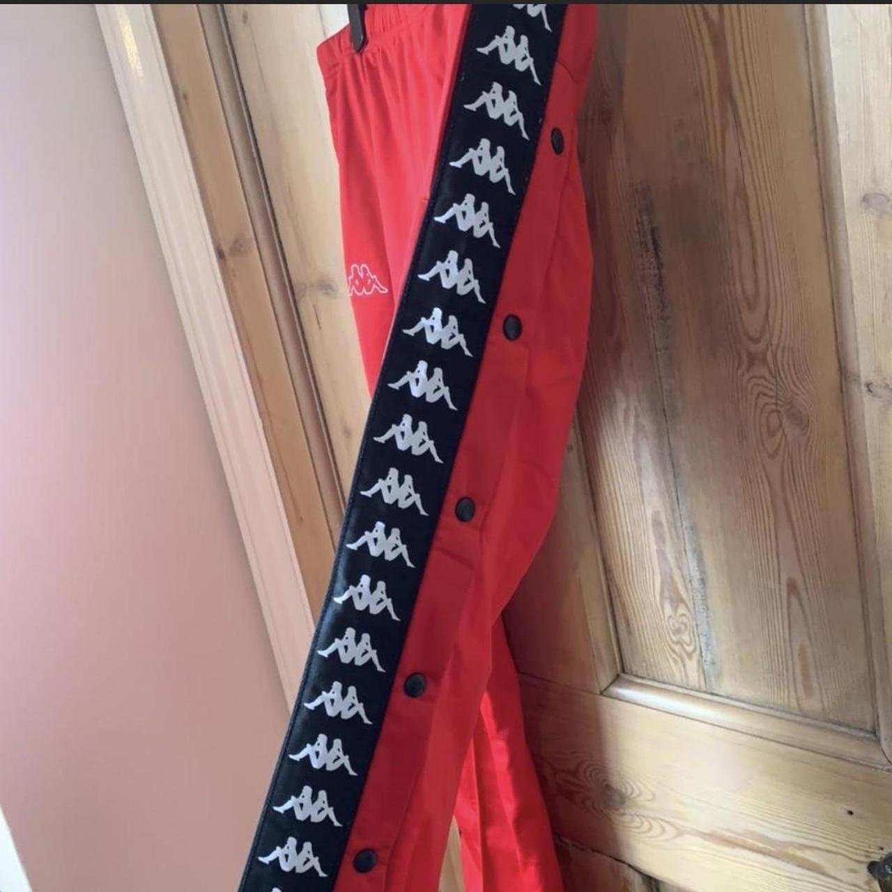 Kappa red and black tracksuit mens. Open to offers.... - Depop