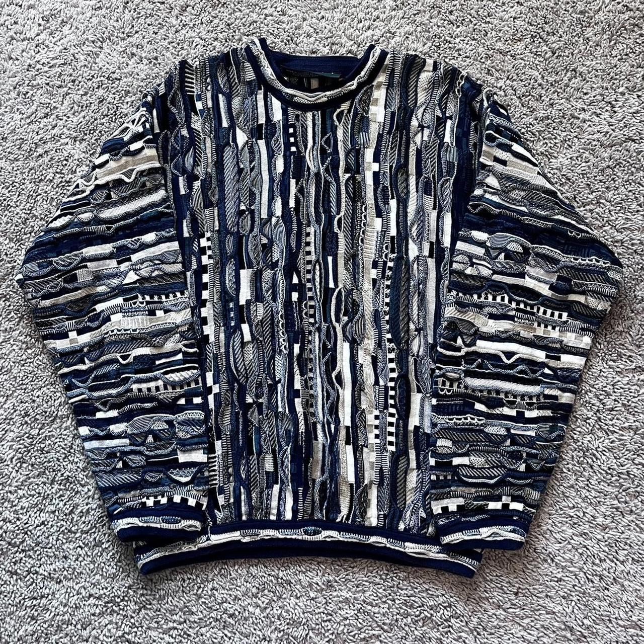 vintage coogi style tundra sweater, tagged coogi for... - Depop