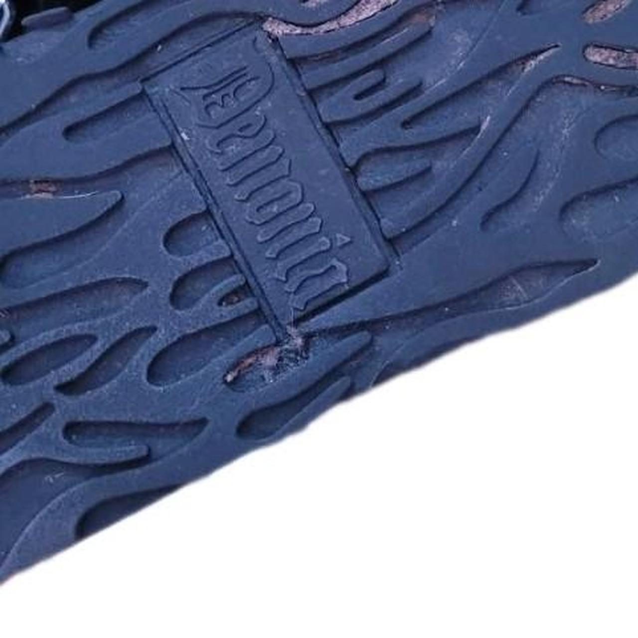 Demonia trinity boots Shiney pleather/latex with... - Depop