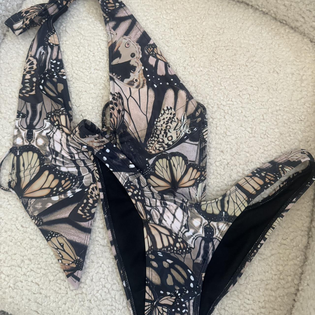 Motel rocks Abstract Butterfly Gata Bikini Super... - Depop
