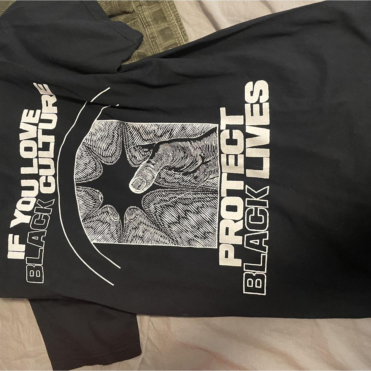 Brain Dead Blood Orange BLM Tee. Size Medium. - Depop