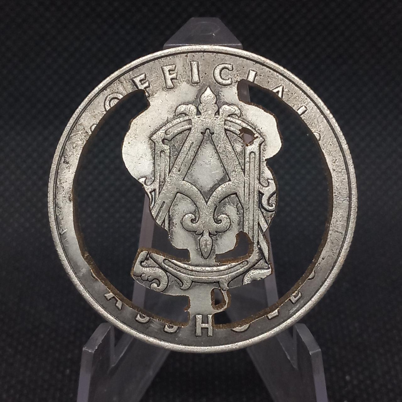 Hobo Coin Cut Coin Official Asshole Middle Finger... - Depop