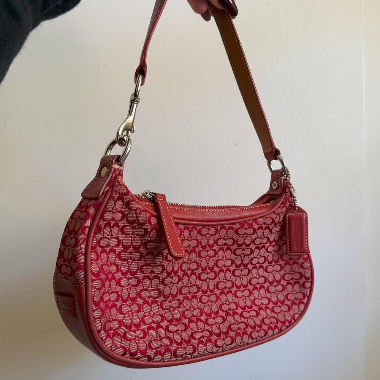 The prettiest bag I’ve ever seen 😍🍒 Vintage... - Depop