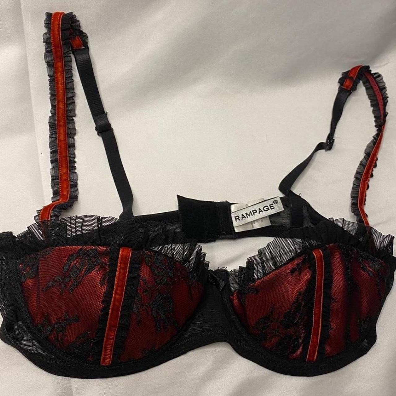 vintage rampage lace ruffle bra 💋 super cute bra... - Depop