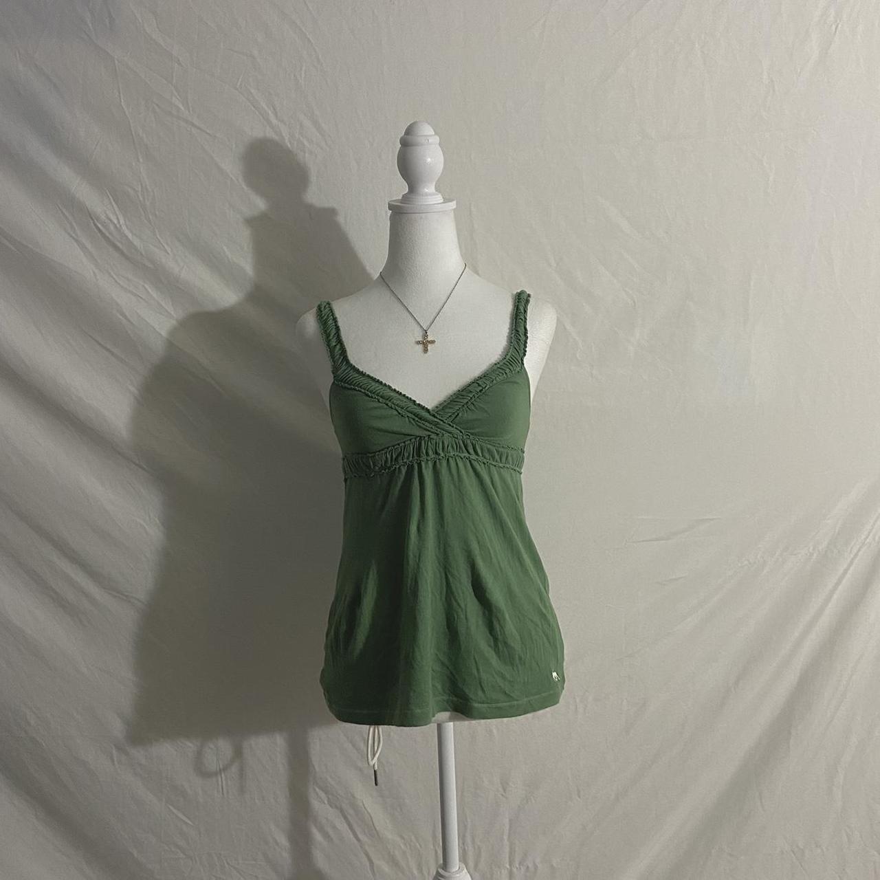 y2k abercrombie babydoll top 🦢🤍 this is a kids... - Depop