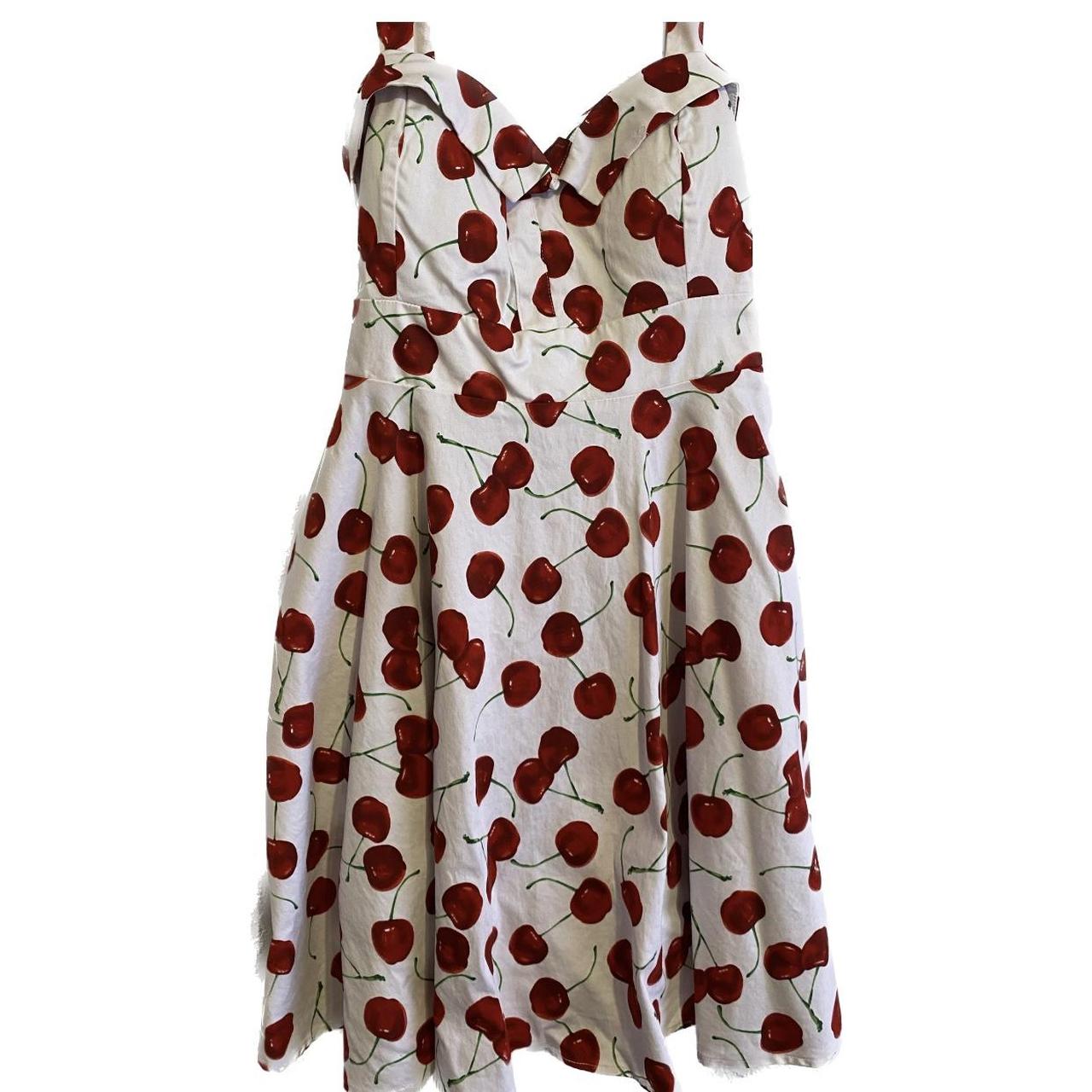 Lovely cherry 🍒 dress that ties in the back 🎀 Brand... - Depop