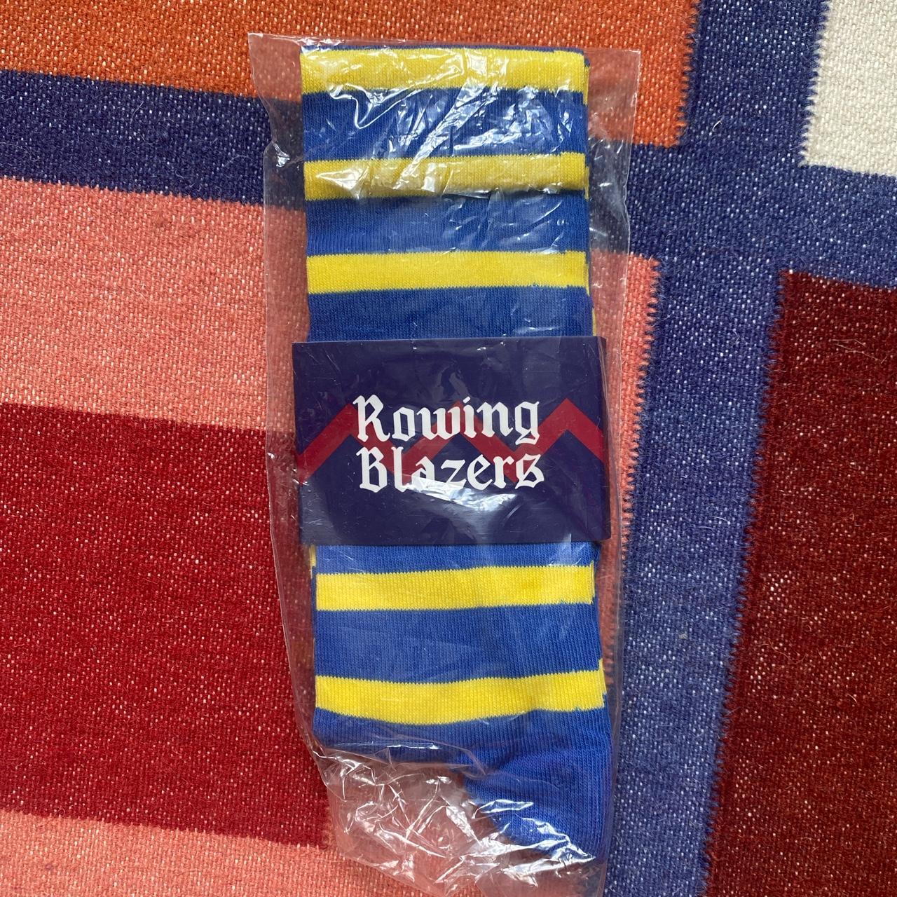 Rowing Blazers over the knee socks, brand new! Fits... - Depop