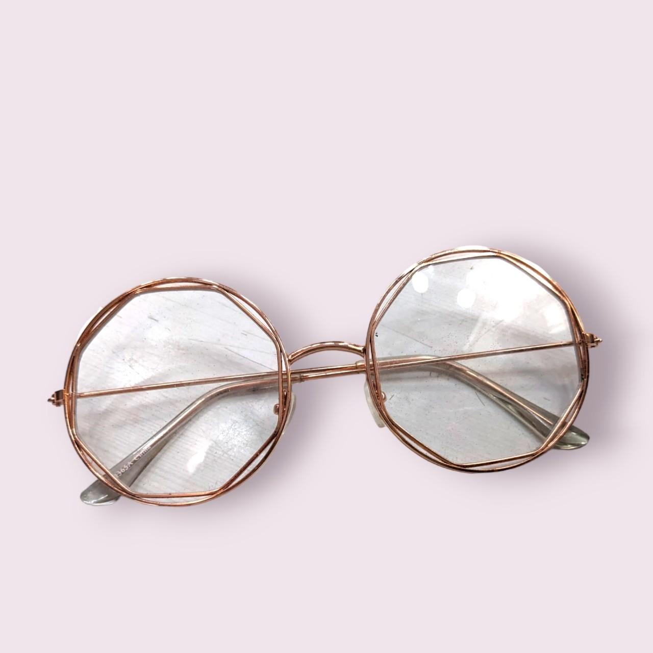 Super cute octagon clear glasses . Wear these to... - Depop