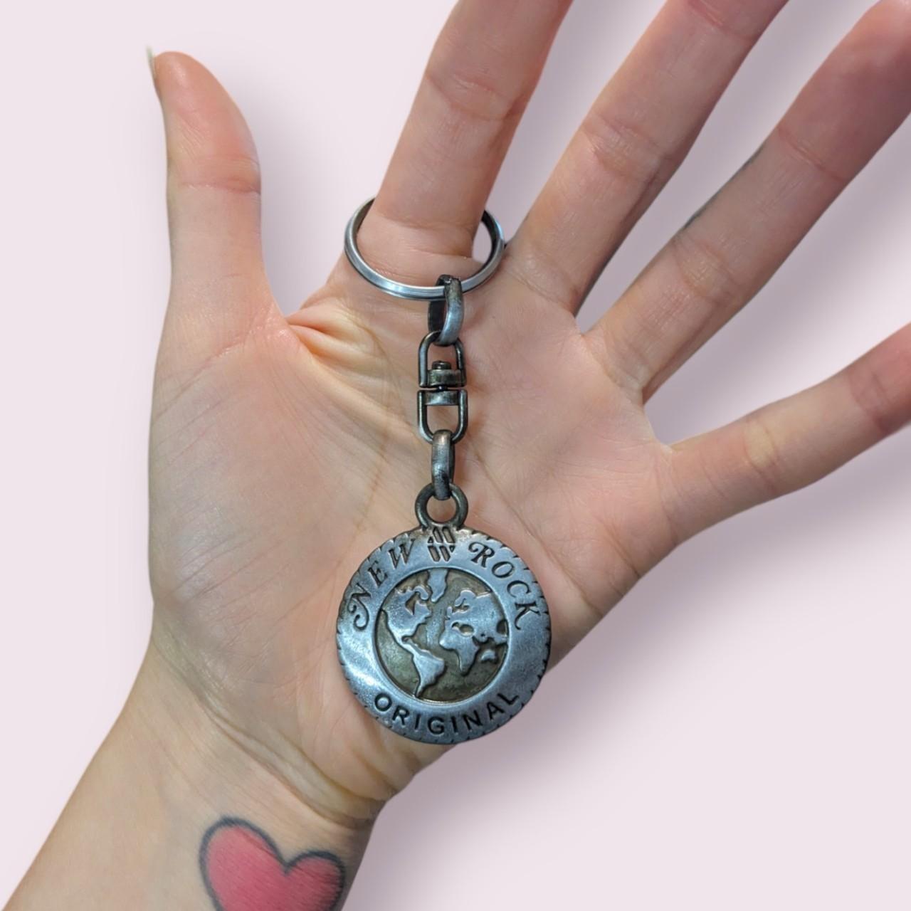 New rock keychain . Same on both sides #goth... - Depop