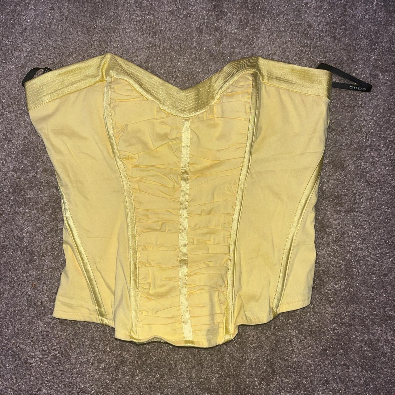 Beautiful pastel yellow Cinderella corset, brand is... - Depop