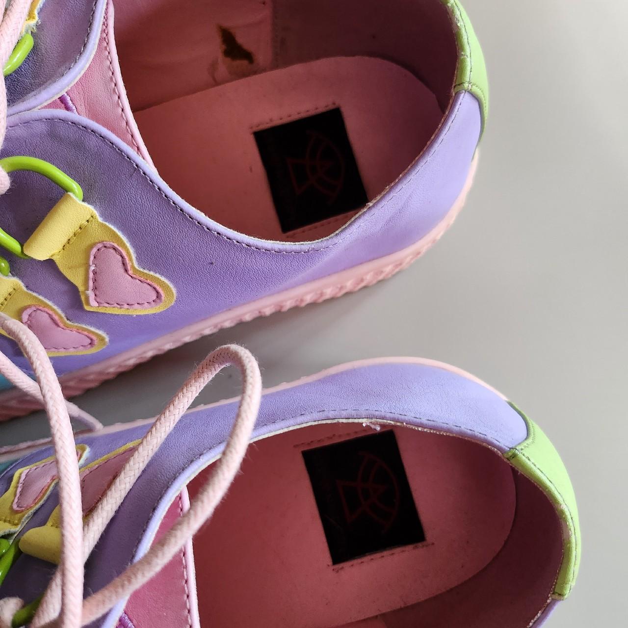 Pastel Platforms Size listed in the shoes is a 9 but... - Depop