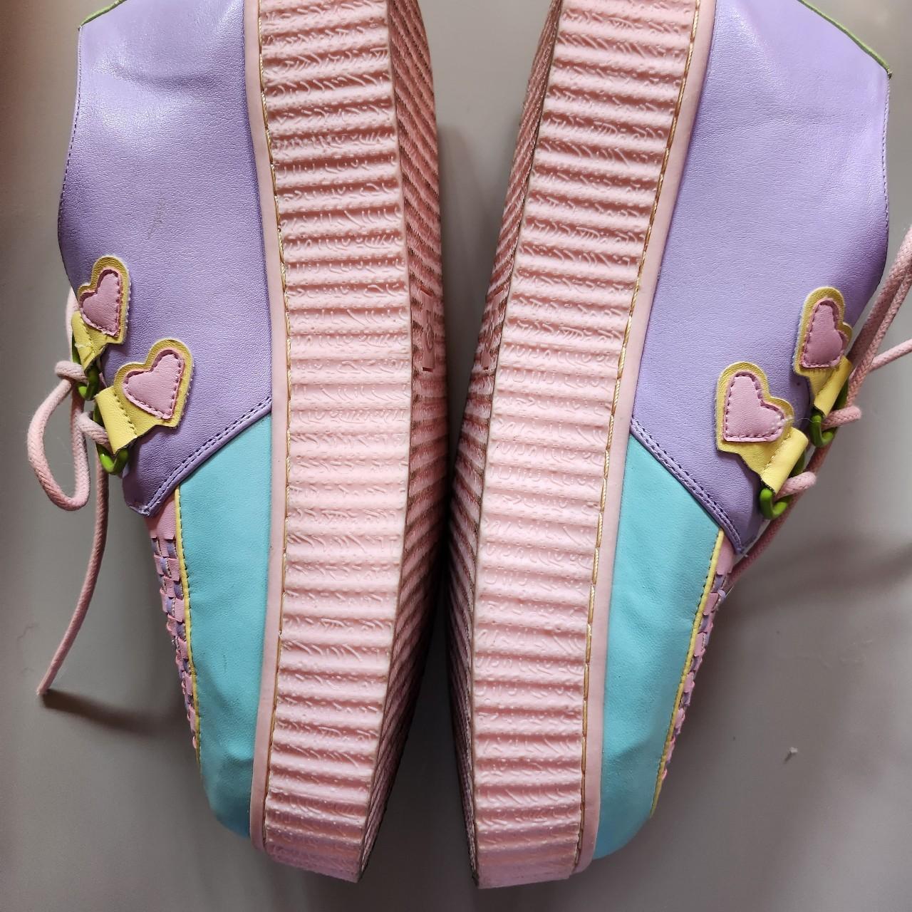 Pastel Platforms Size listed in the shoes is a 9 but... - Depop