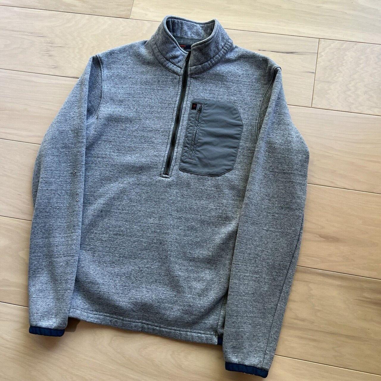 Relwen Micropile Half Zip Small Gray Lightweight... - Depop