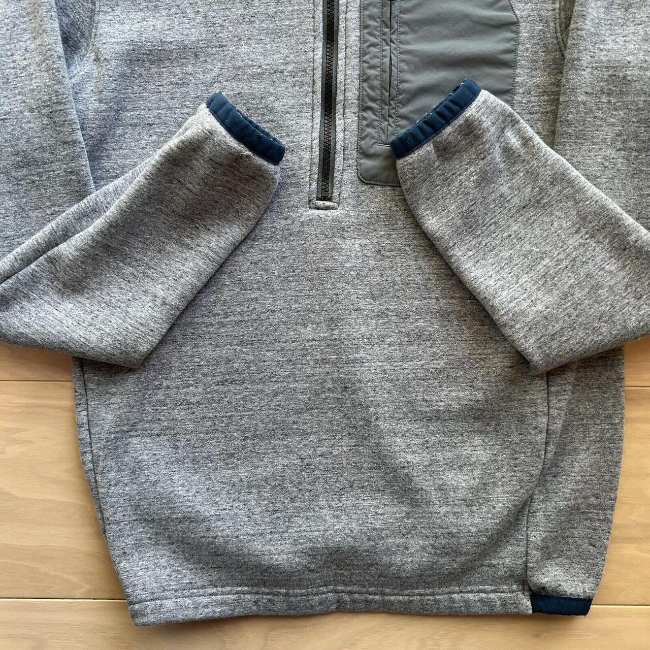 Relwen Micropile Half Zip Small Gray Lightweight... - Depop