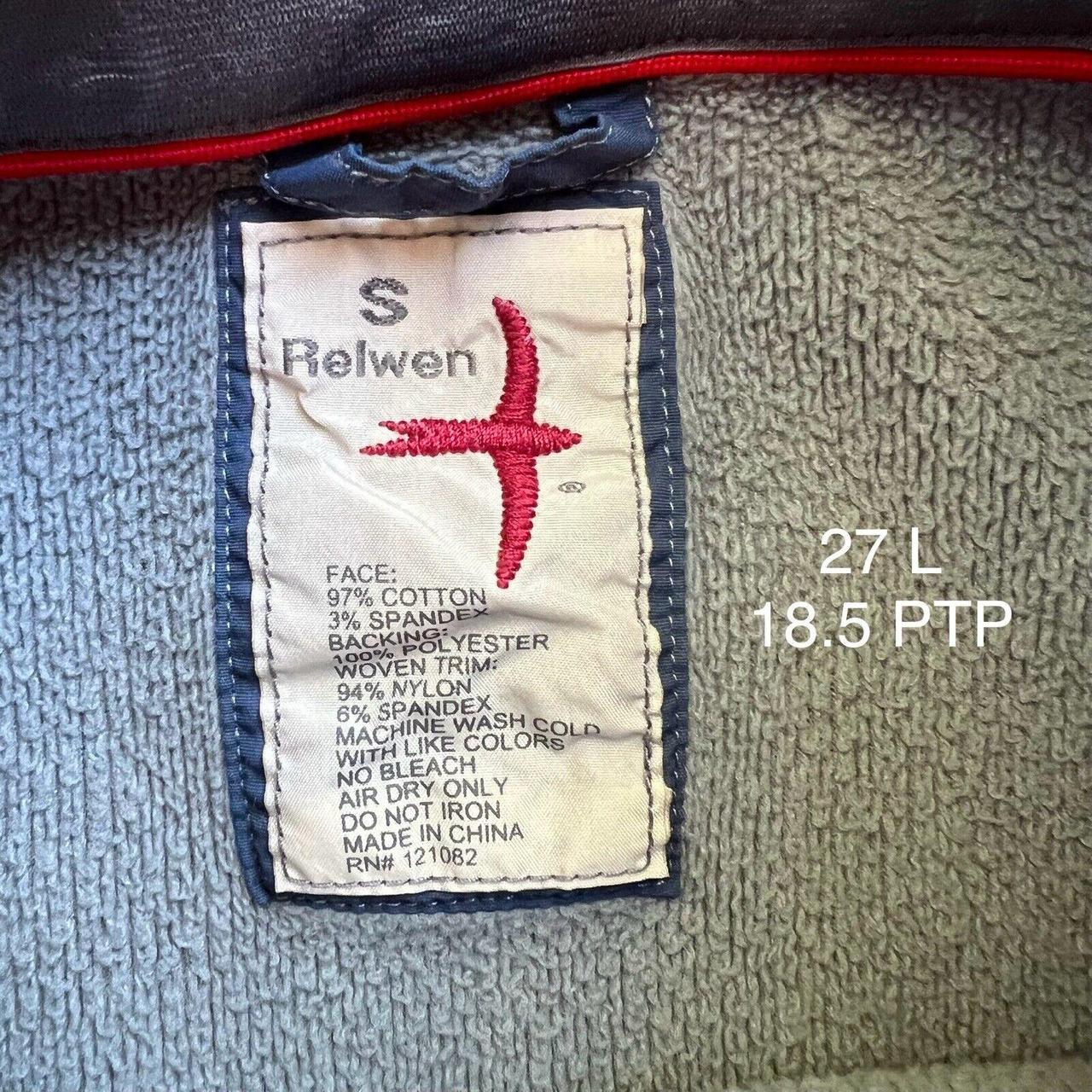 Relwen Micropile Half Zip Small Gray Lightweight... - Depop